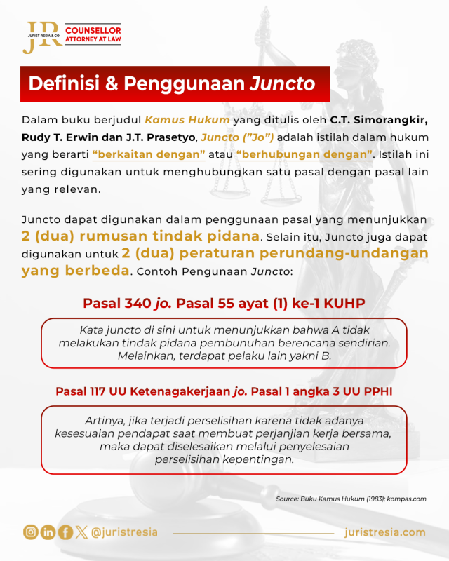 Juncto vs Junctis: Memahami dua istilah yang sering muncul dalam Pasal!
